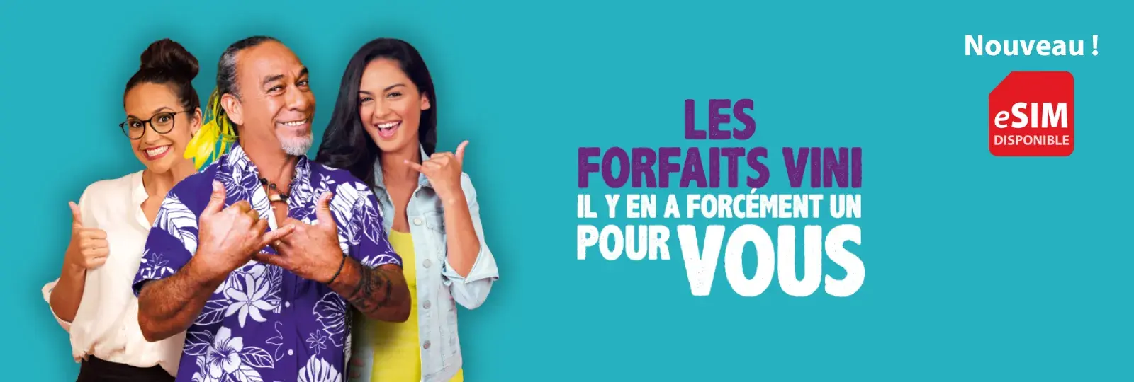 Offres eSIM à Tahiti - Polynésie | Vini